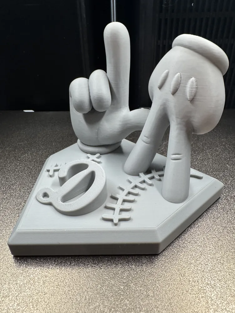 Gesto de Mano LA – Exhibidor de Base de Béisbol por TD3D MakerWorld ...