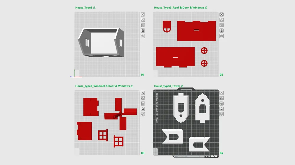 DIY Christmas House Model Kit by CatMod3ler - MakerWorld