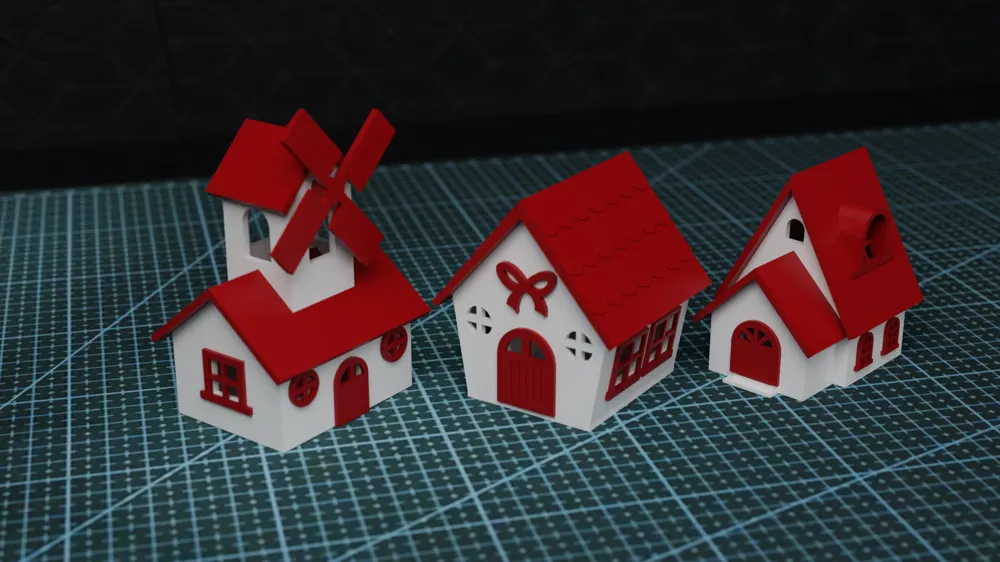 DIY Christmas House Model Kit by CatMod3ler - MakerWorld