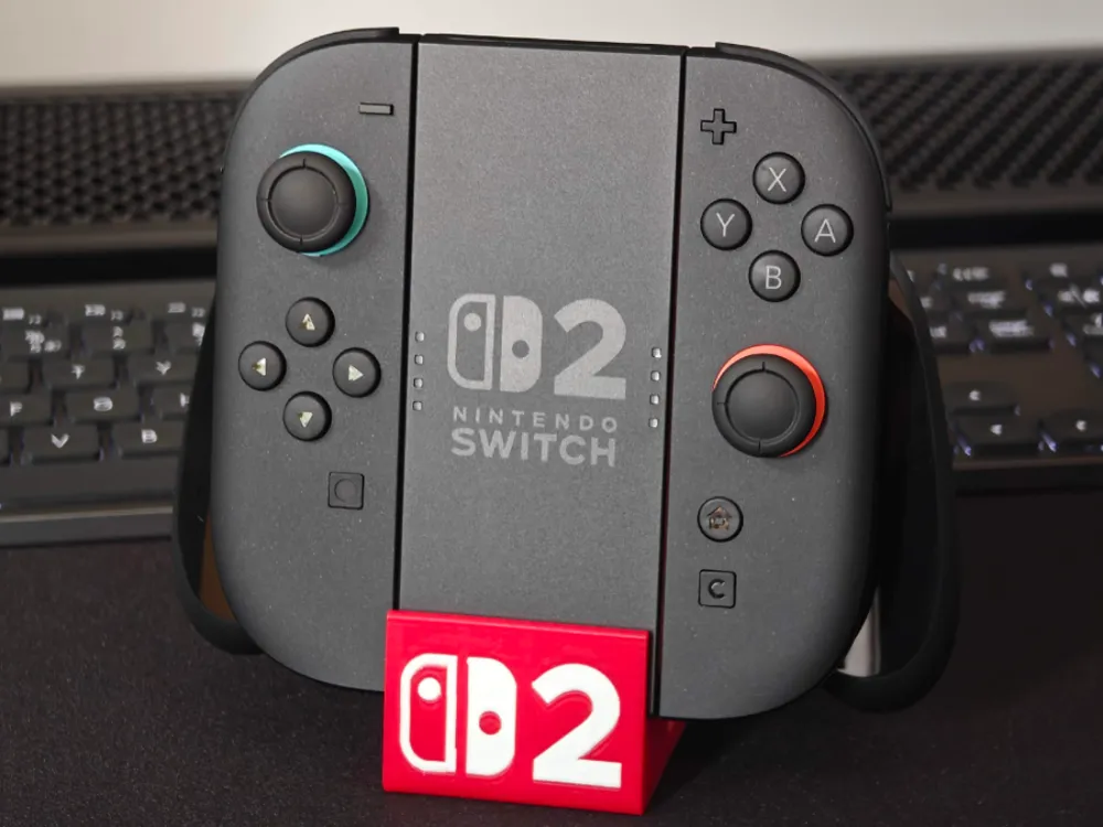 Nintendo Switch 2 JoyCon stand by MerryPrinter MakerWorld: Download Free 3D Models