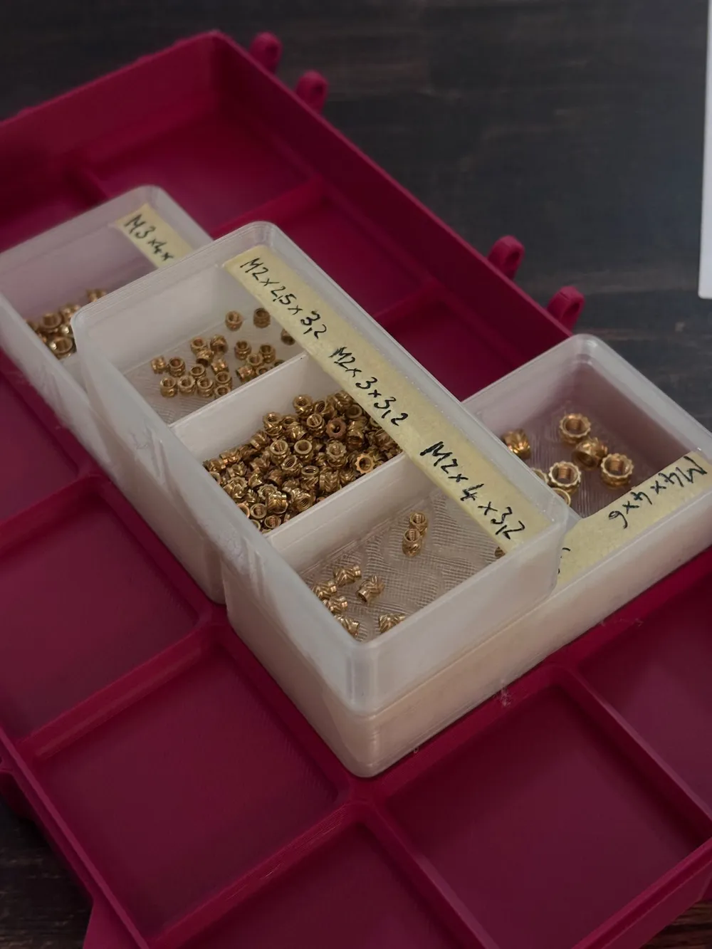 Gridfinity box 1x2x3 stackable 3 bin design - Free 3D Print Model ...