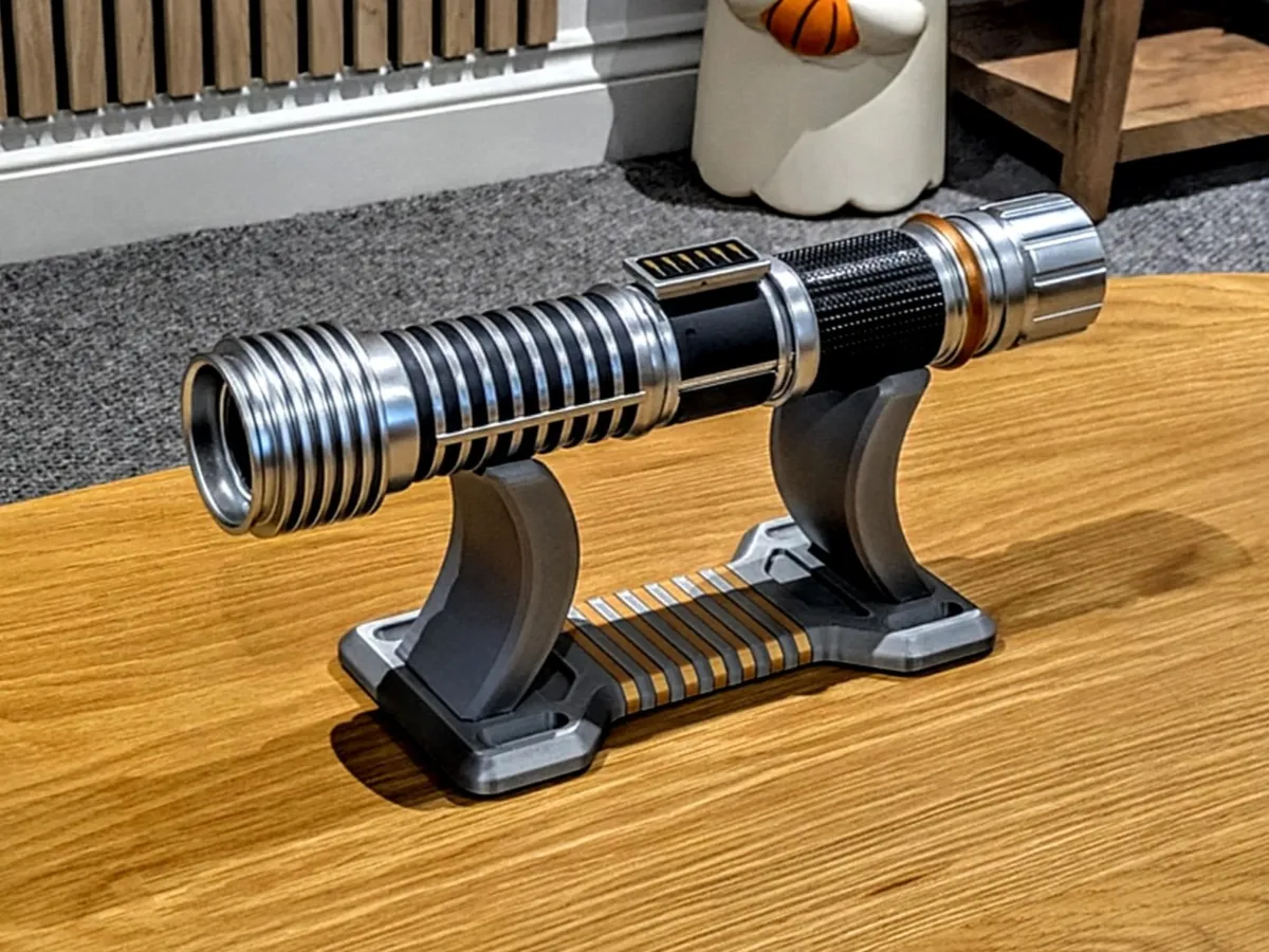 Lightsaber stand - Republic design - Free 3D Print Model - MakerWorld