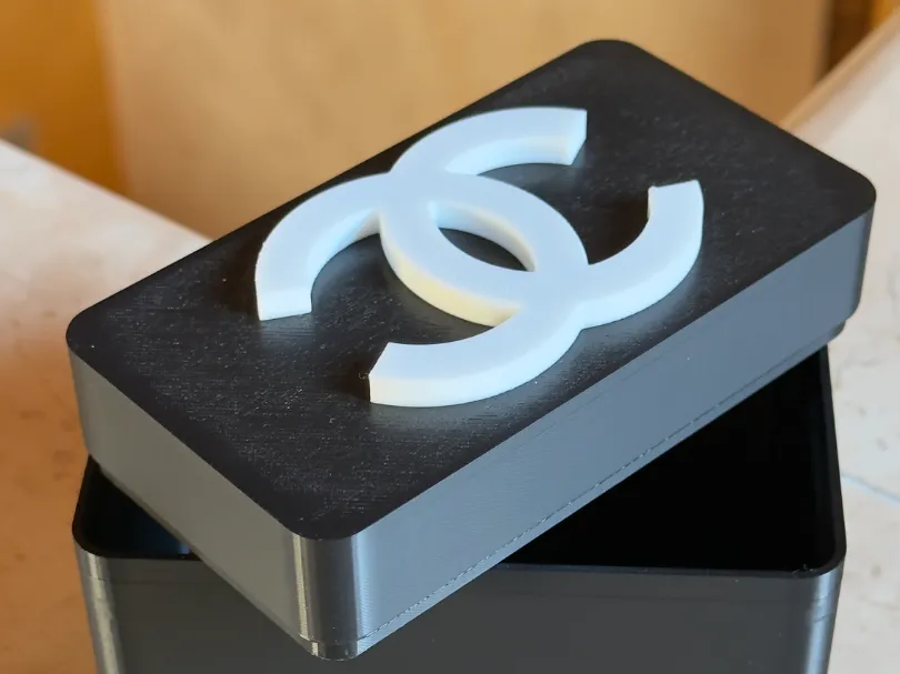 COCO Chanel logo jewelry box - Free 3D Print Model - MakerWorld