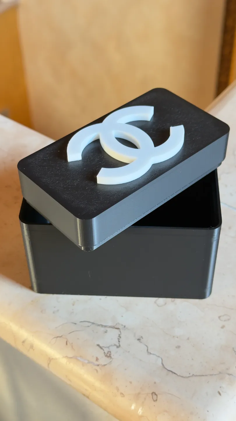 COCO Chanel logo jewelry box - Free 3D Print Model - MakerWorld