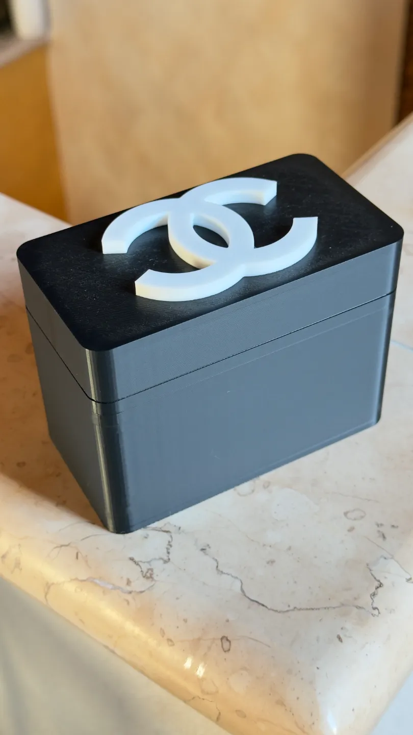 COCO Chanel logo jewelry box - Free 3D Print Model - MakerWorld