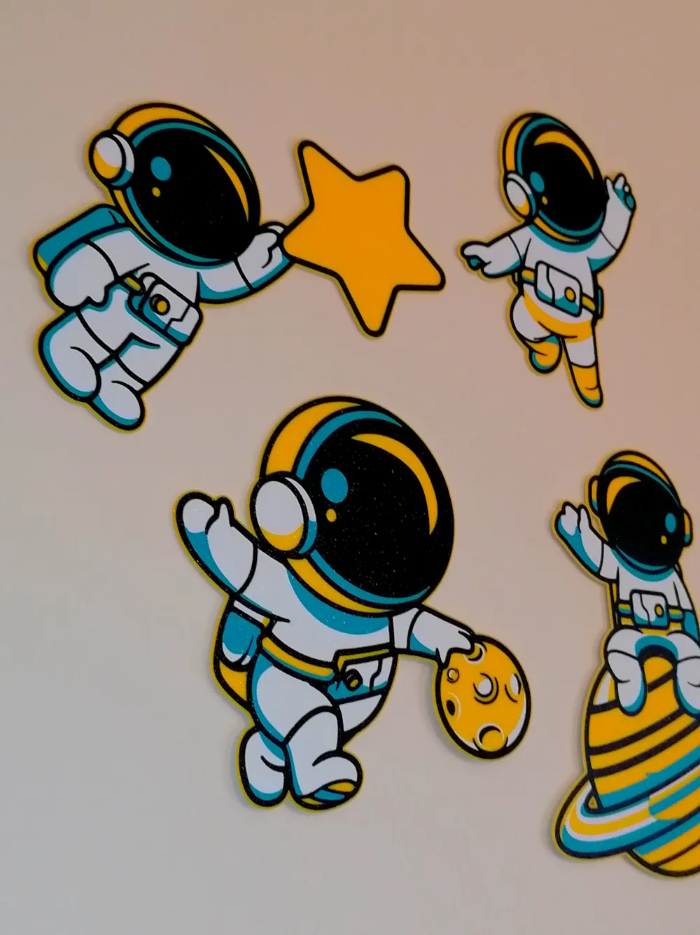Space Adventurer Wall Art Collection (4 pieces) by rookieprinter ...