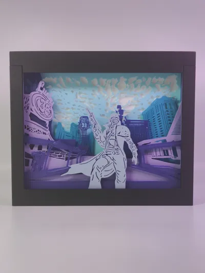 Fallout shadow box | Collection - MakerWorld: Download Free 3D Models