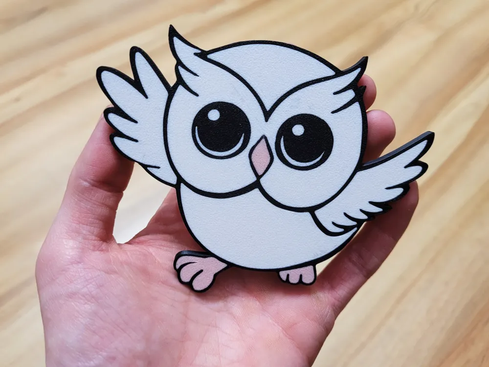 Owl cartoon style by Tripo.yt - MakerWorld