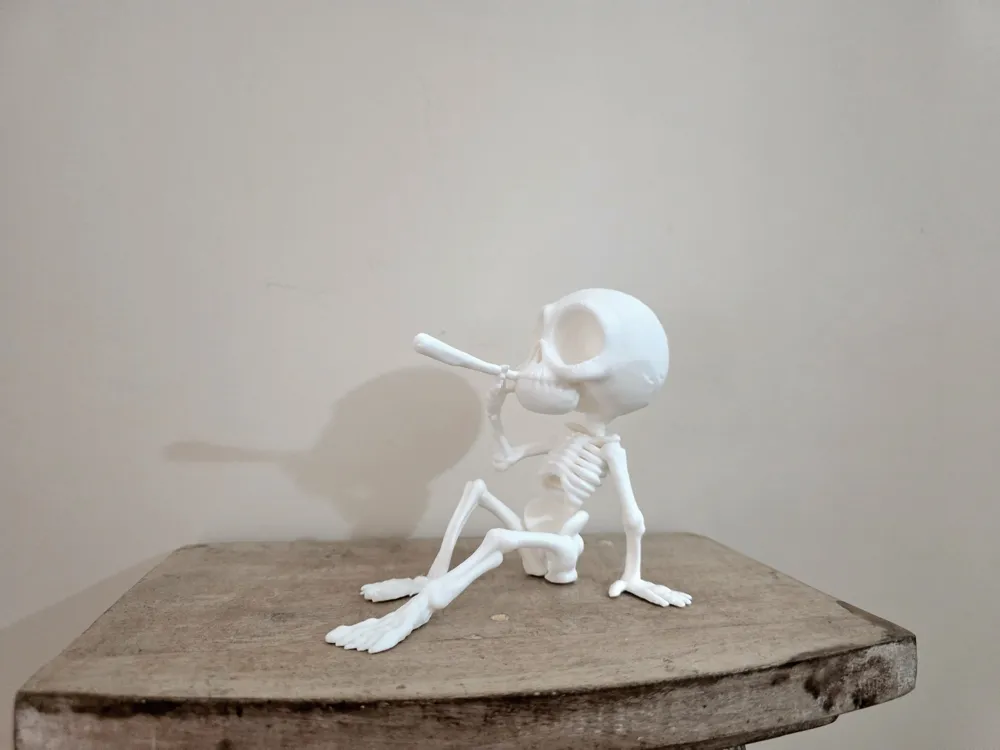 "Chill" Skeleton - Chilled Out - Free 3D Print Model - MakerWorld