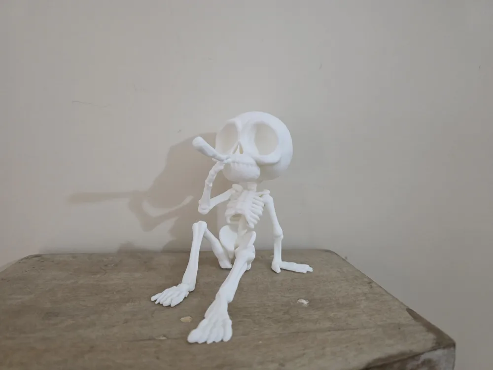 "Chill" Skeleton - Chilled Out - Free 3D Print Model - MakerWorld