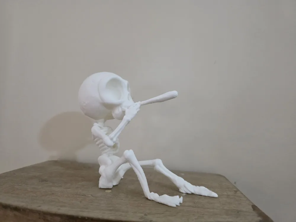 "Chill" Skeleton - Chilled Out - Free 3D Print Model - MakerWorld