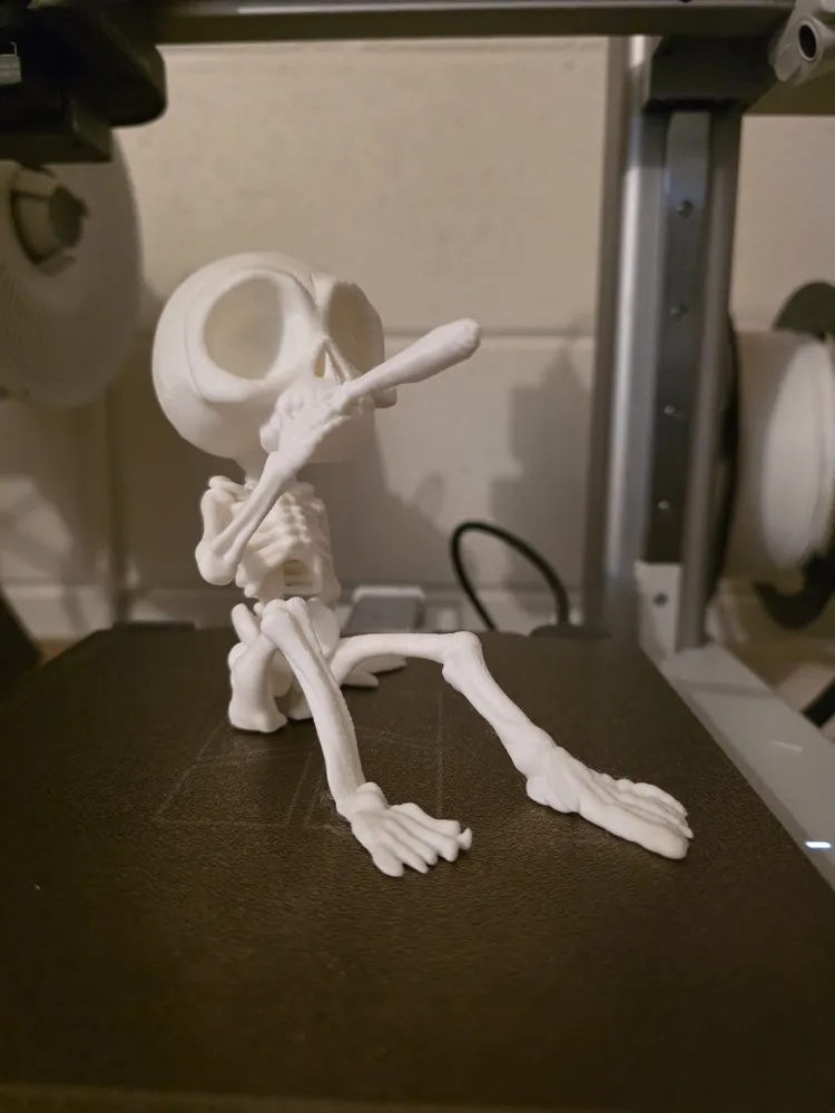 "Chill" Skeleton - Chilled Out - Free 3D Print Model - MakerWorld
