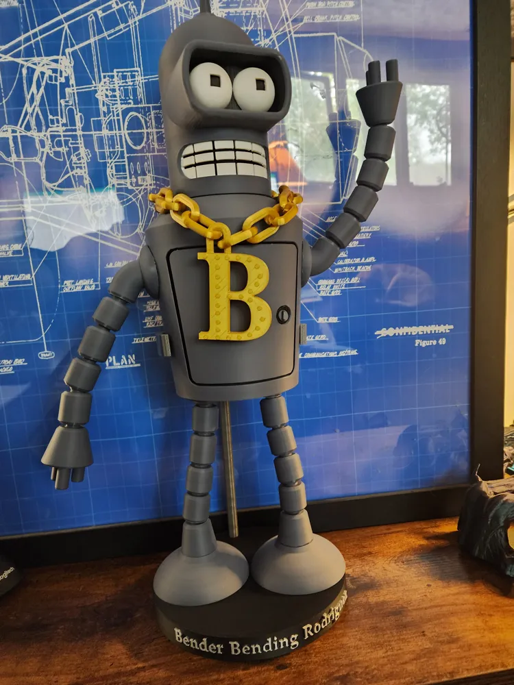 Articulated Bender Stand (NO GLUE!) by WhoIsThisGuy MakerWorld ...