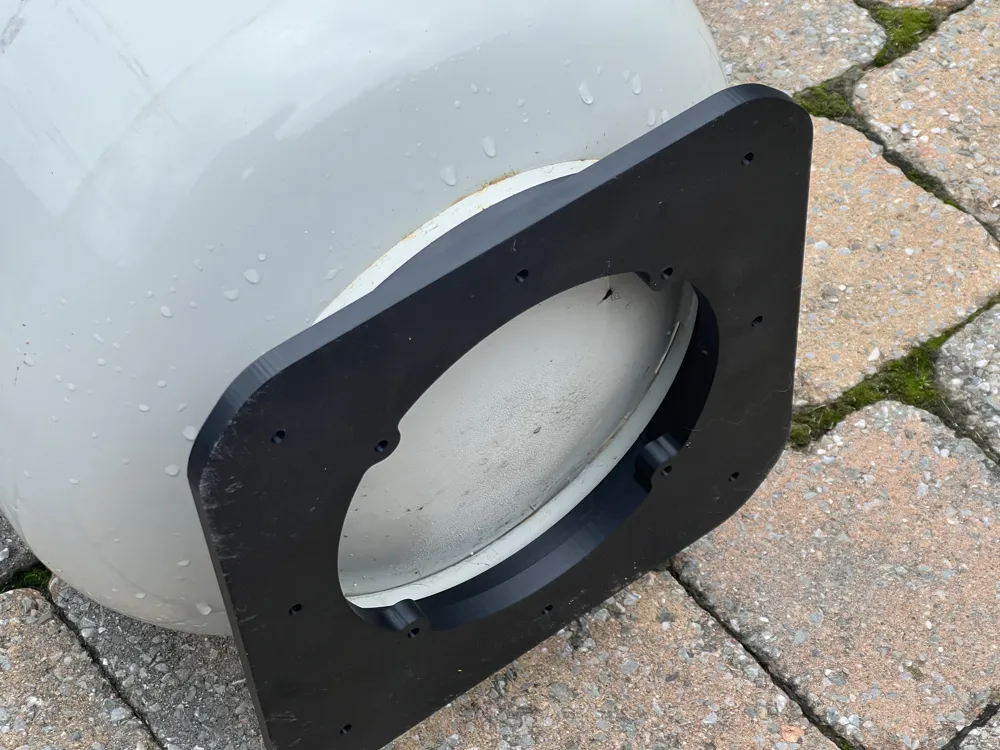 20 lb Propane LP Gas Tank Feet base cradle support - Free 3D Print ...