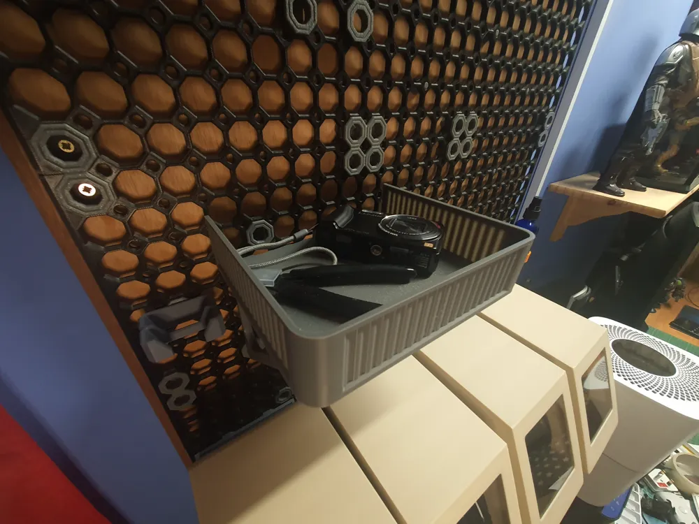 Large Multiboard Shelf with borders and Lid by warlogh - MakerWorld