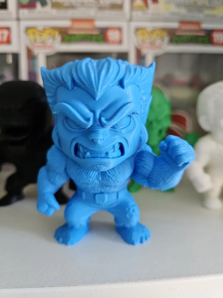 Beast X-man Chibi - Action figures by 3d.Nerd MakerWorld: Download Free ...