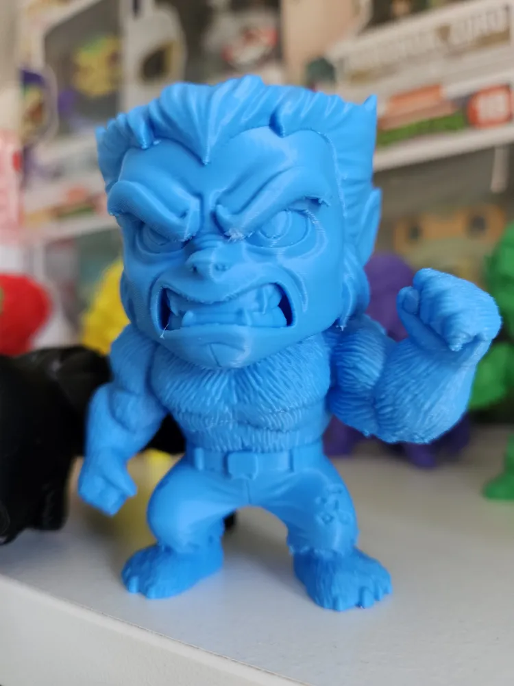 Beast X-man Chibi - Action figures - Free 3D Print Model - MakerWorld