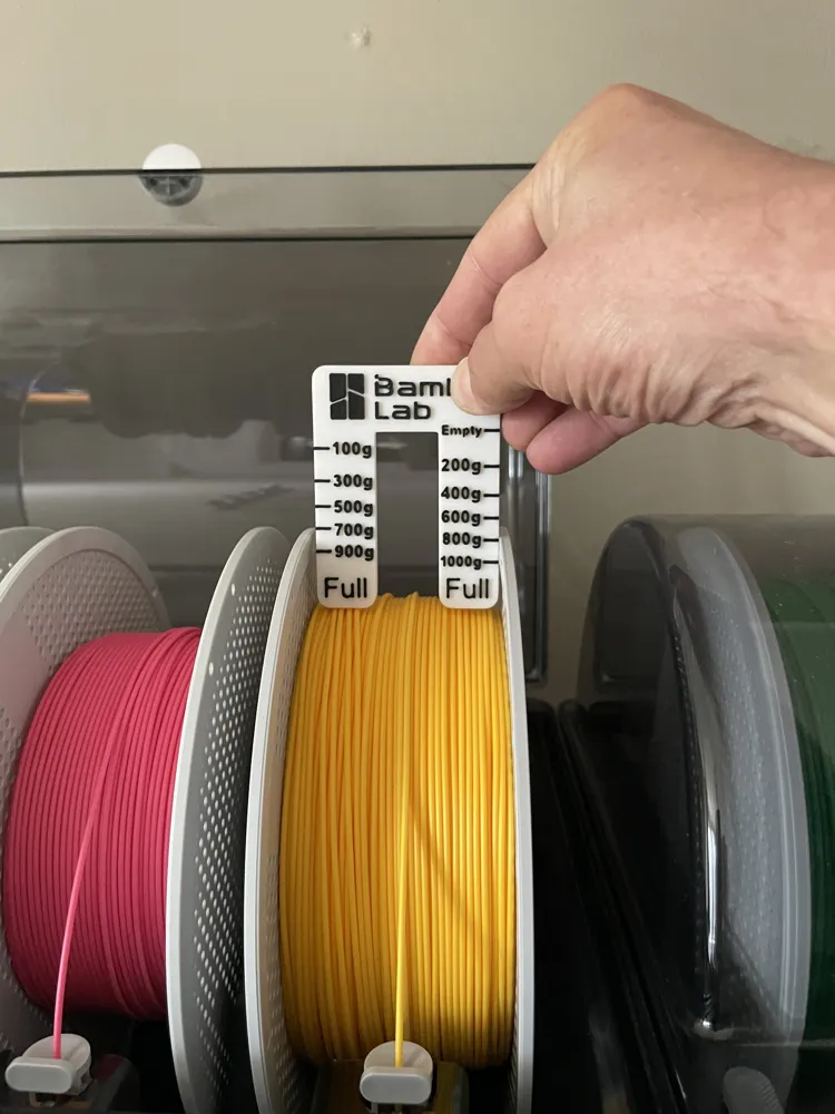 Filament Measure stick, easy to read Outside lines by Mikael SWE ...