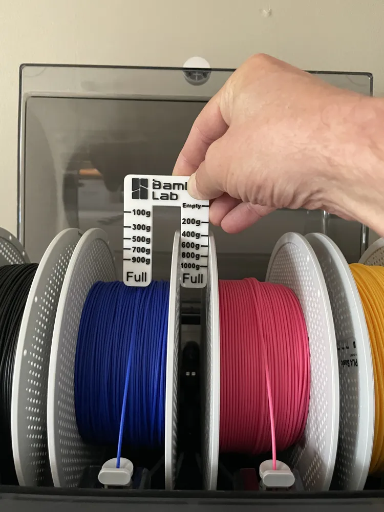 Filament Measure stick, easy to read Outside lines by Mikael SWE ...