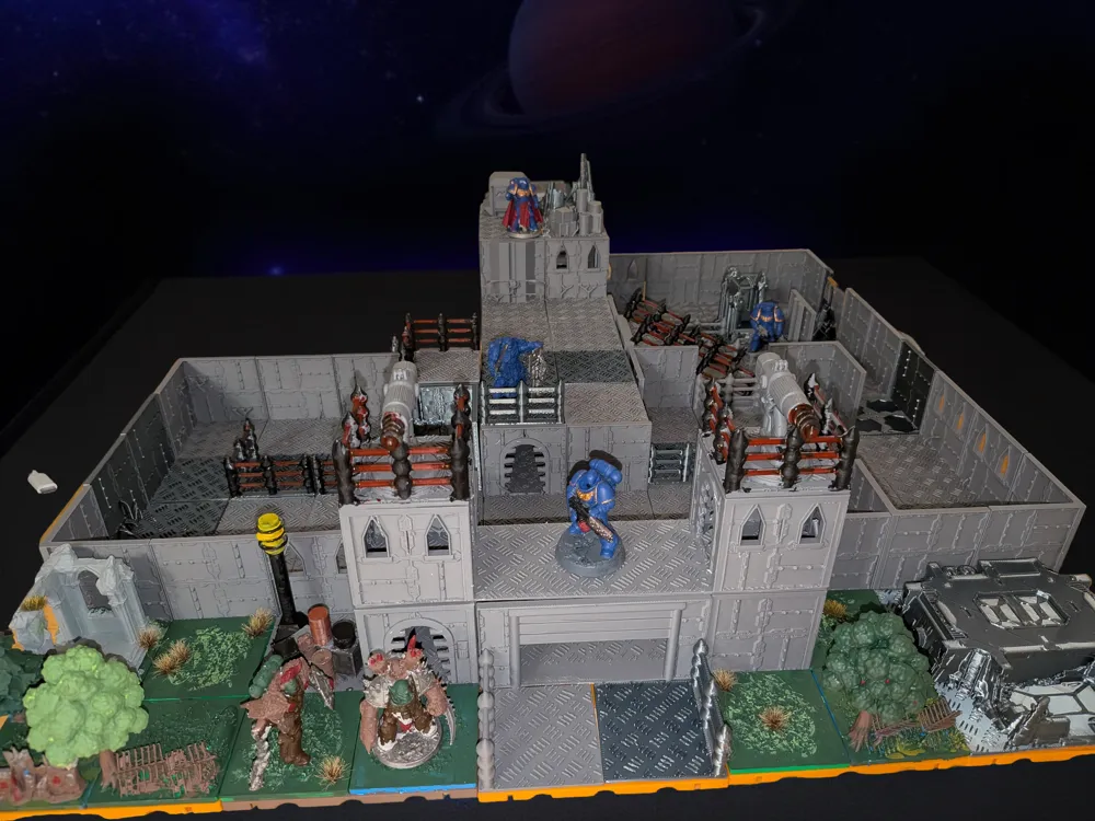 Modular wargaming 3D terrain set - Free 3D Print Model - MakerWorld