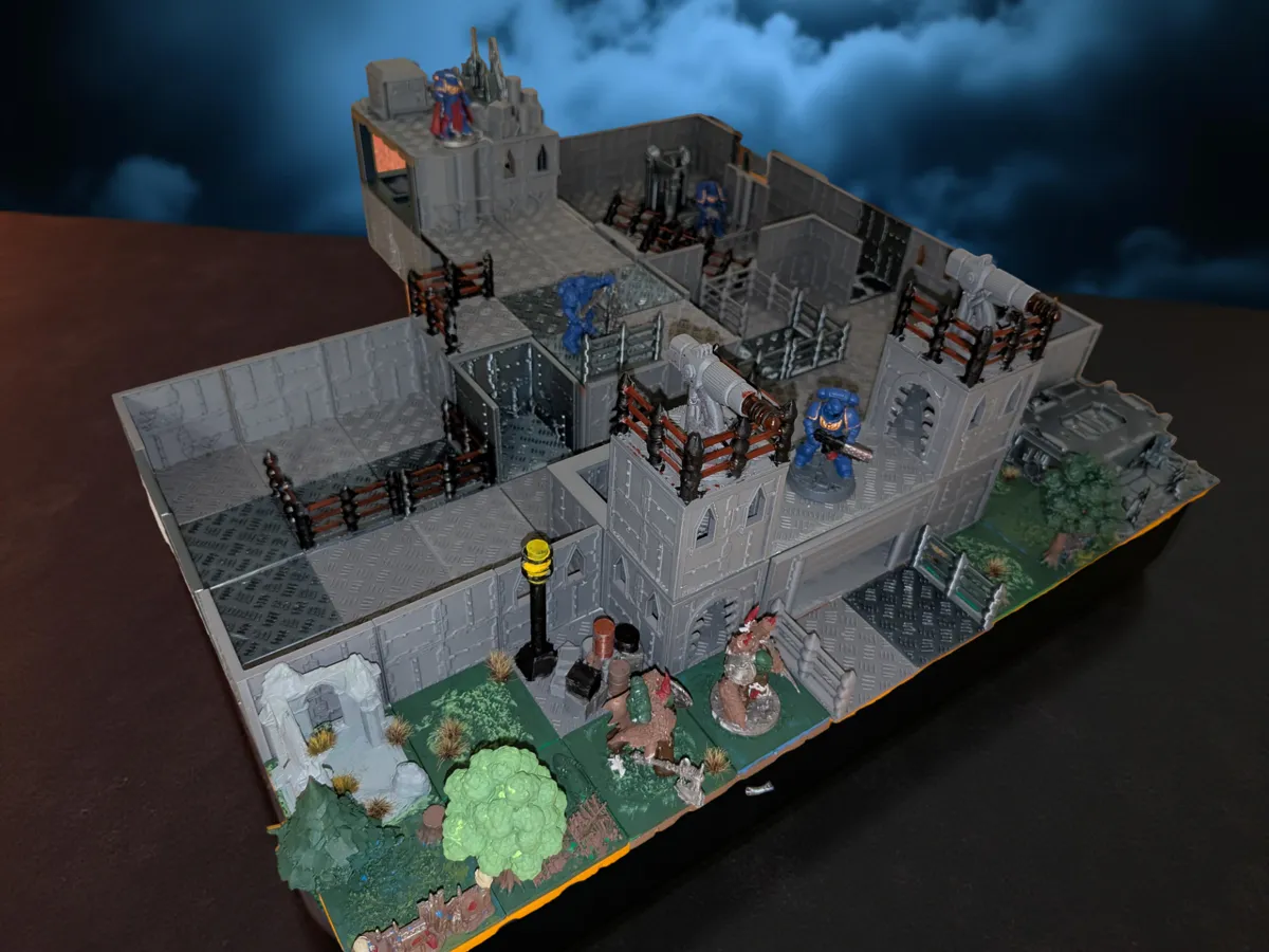 Modular wargaming 3D terrain set - Free 3D Print Model - MakerWorld