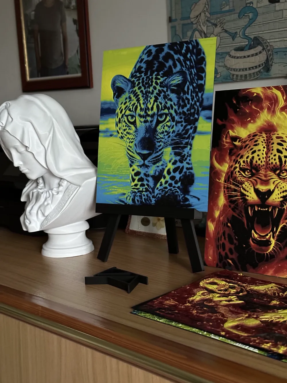 Leopard HueForge blu yellow 182x230 by enricoRE - MakerWorld