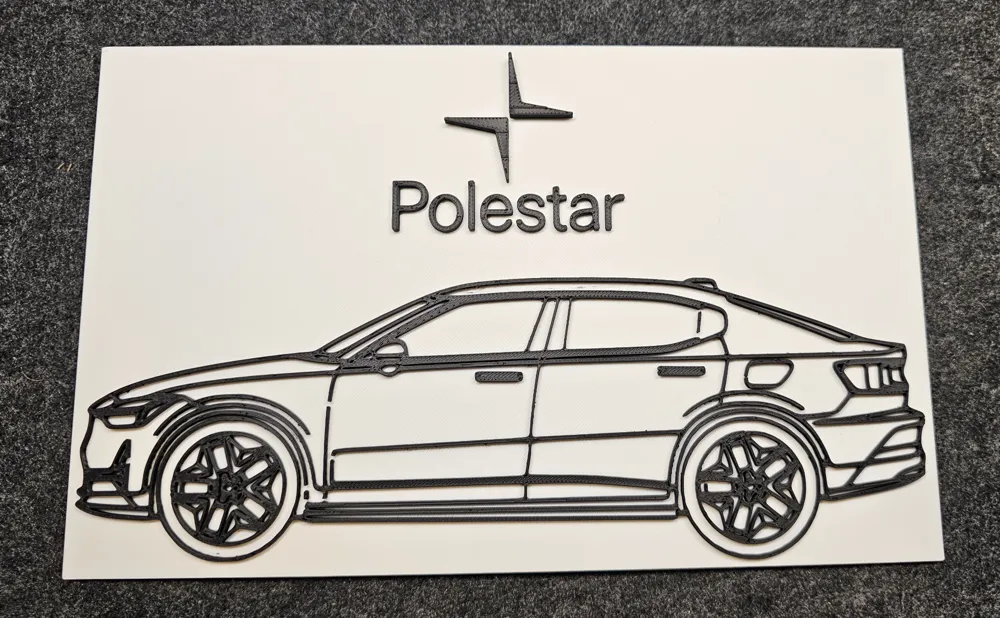 Polestar 2 Logo Line Art by user_1444279743 - MakerWorld