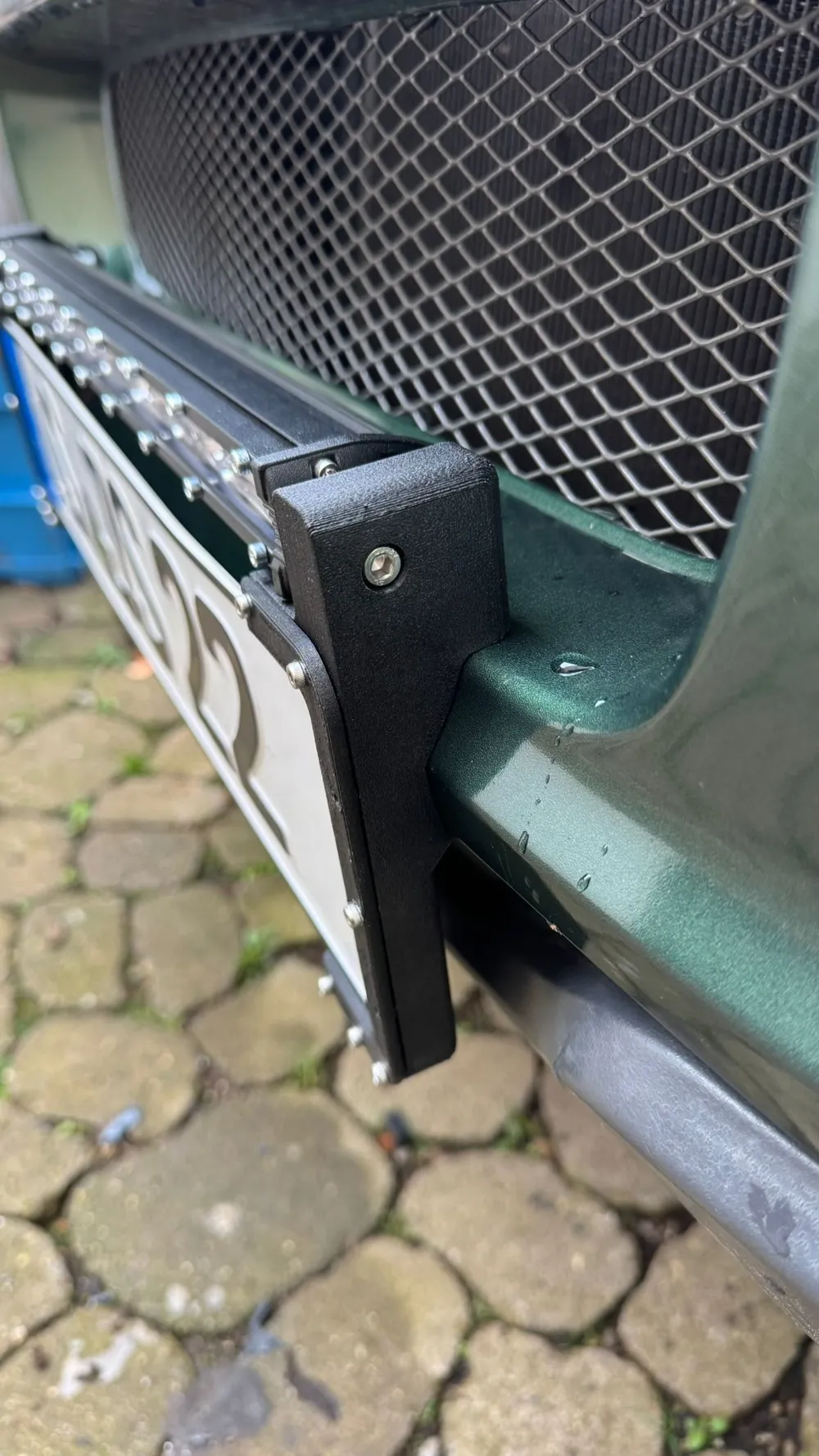 Lightbar License Plate Holder – Suzuki Jimny FJ - Free 3D Print Model ...