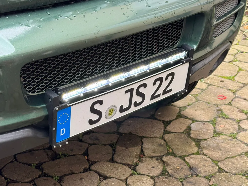 Lightbar License Plate Holder – Suzuki Jimny FJ - Free 3D Print Model ...