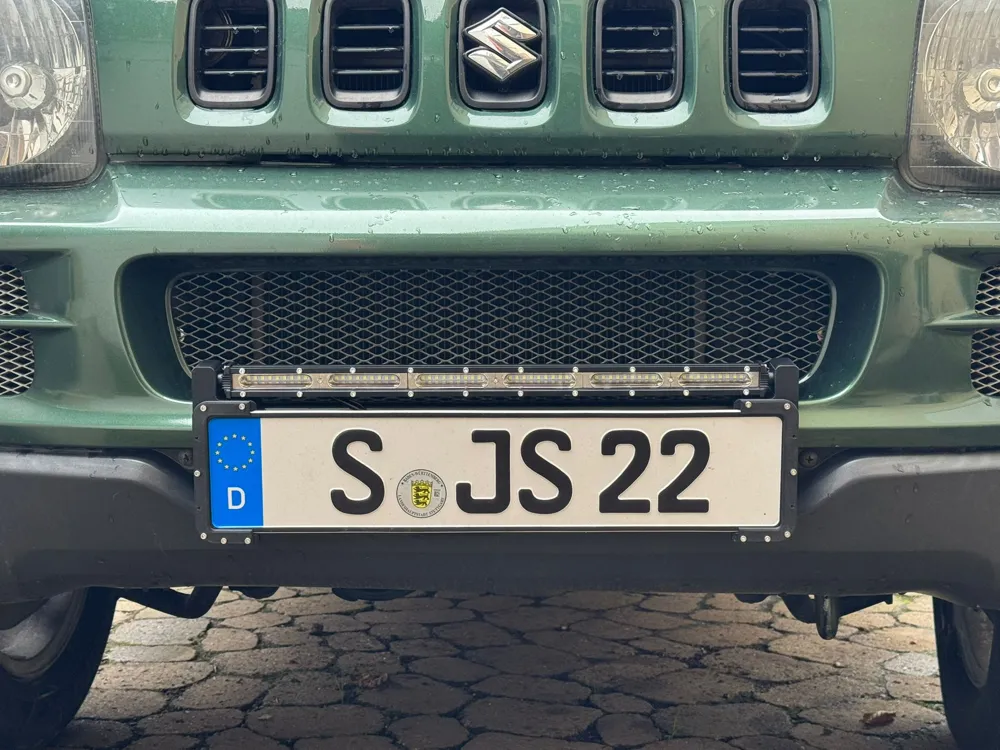 Lightbar License Plate Holder – Suzuki Jimny FJ - Free 3D Print Model ...