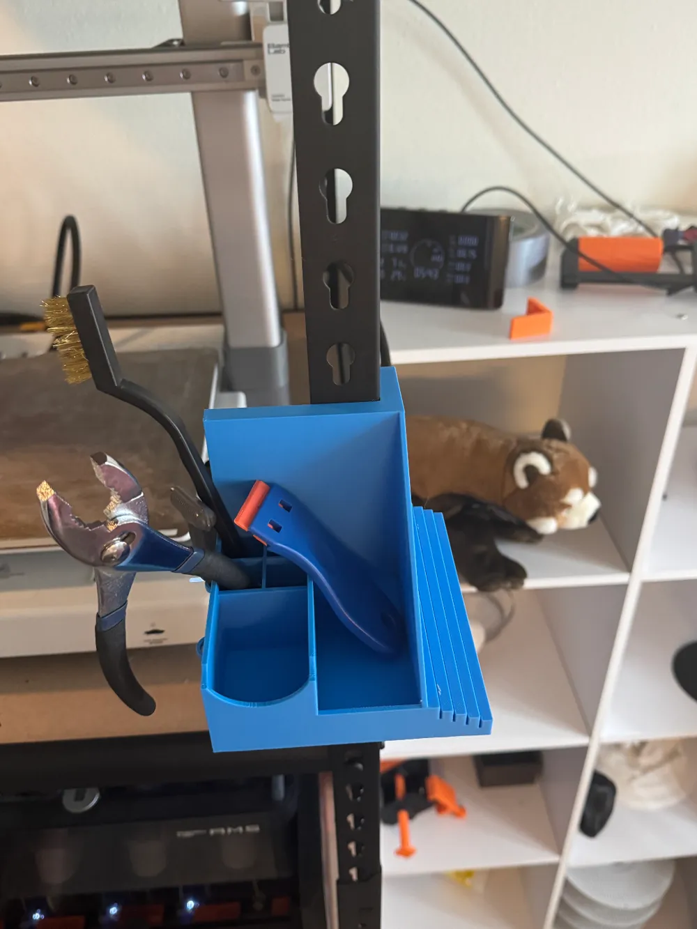 Plate Holder/Organizer for metal pronged shelf by user ...