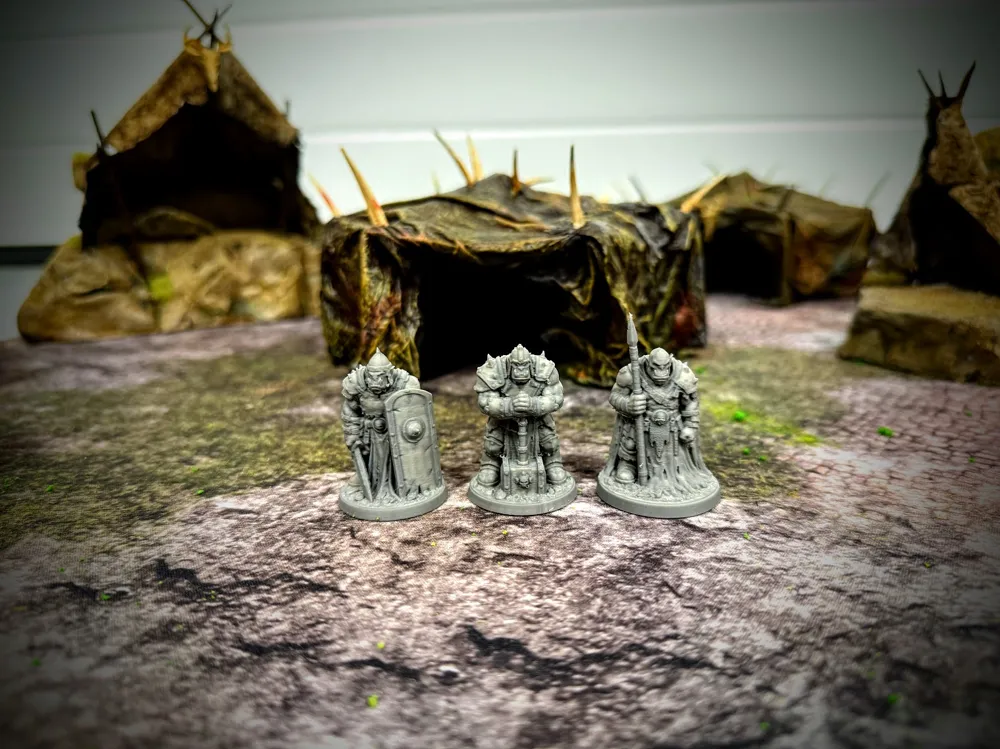 Orc Pack - Supportless - DND miniatures - Free 3D Print Model - MakerWorld