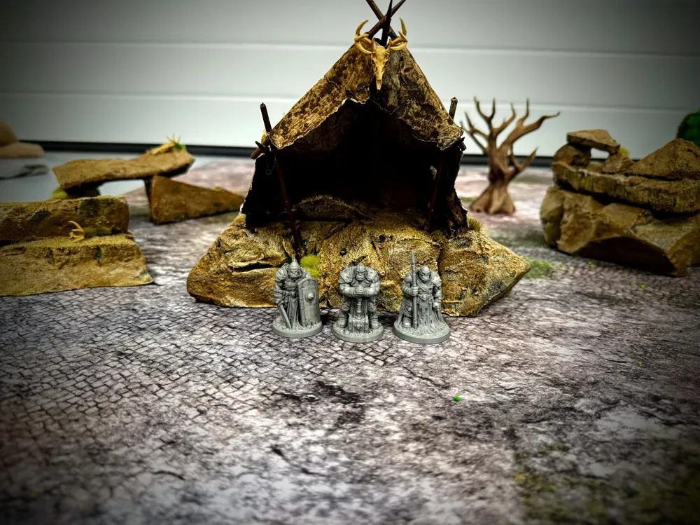 Orc Pack - Supportless - DND miniatures - Free 3D Print Model - MakerWorld