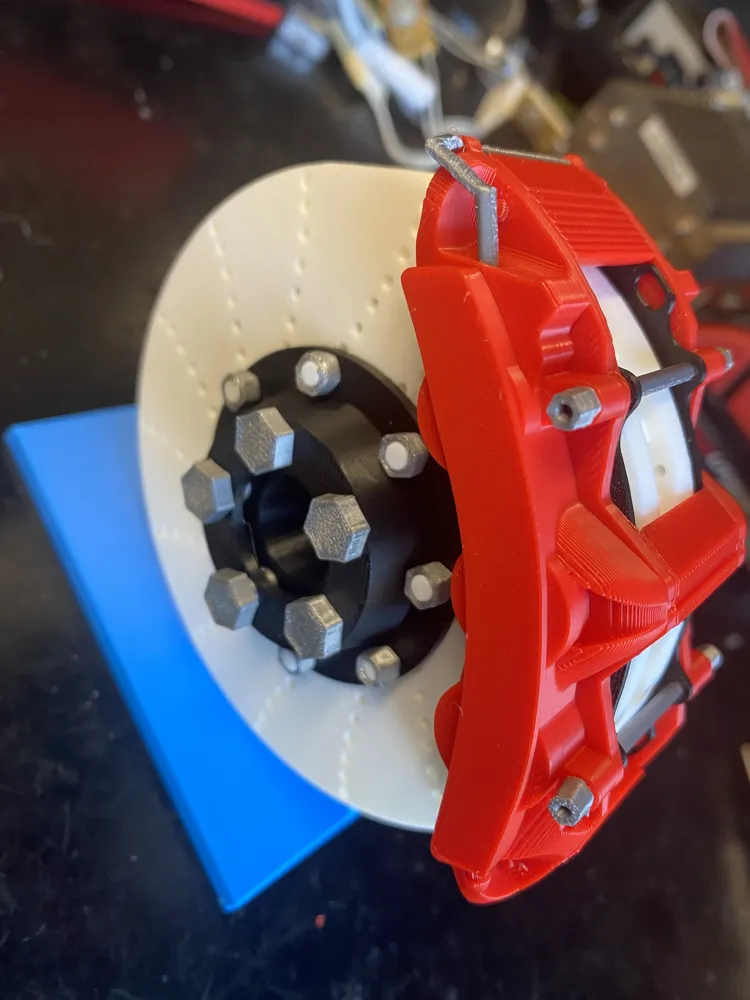 Disc brake with LED lights - Free 3D Print Model - MakerWorld