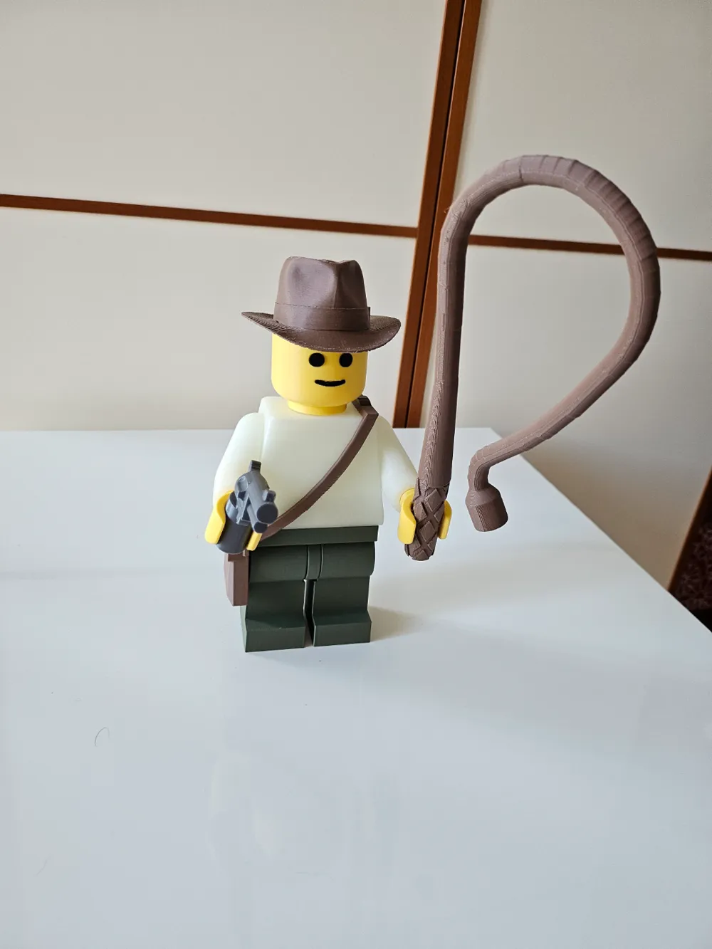 Indiana jones Big Brick minifig Remixed by Luke3D MakerWorld: Download ...