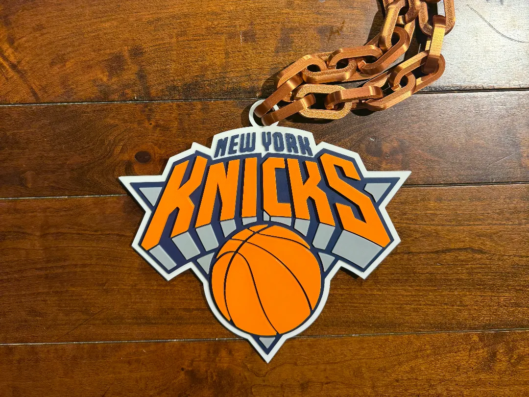New York Knicks Oversized Necklace Logo by 3D River Designs MakerWorld ...