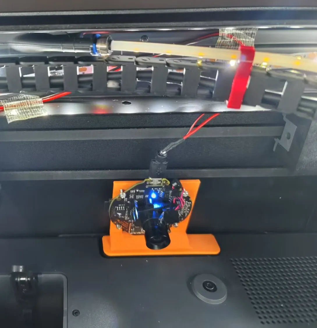 P1P, P1S, and X1 rear dust cover camera mount by 大帅小宝 - MakerWorld