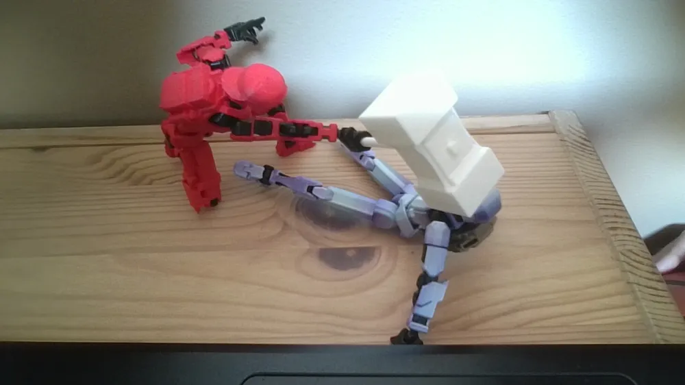dummy 13 war hammer - Free 3D Print Model - MakerWorld