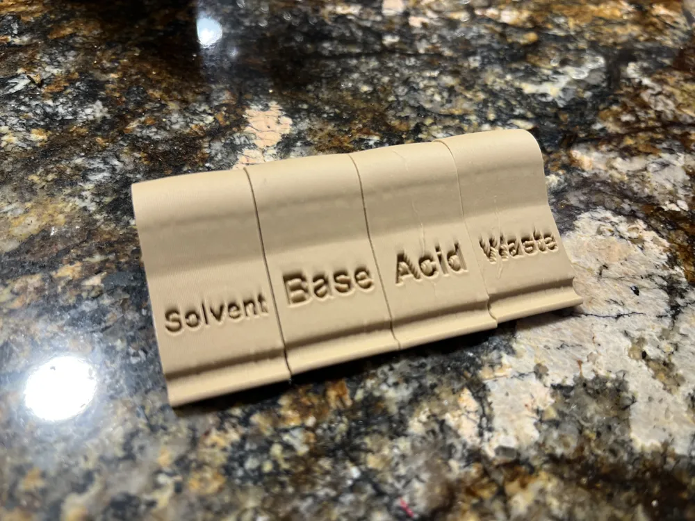 Chemistry Lab Solution/Beaker labels by Brighton3D Forge MakerWorld ...