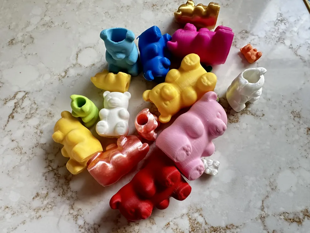 Gummy Bear Beads - Free 3D Print Model - MakerWorld