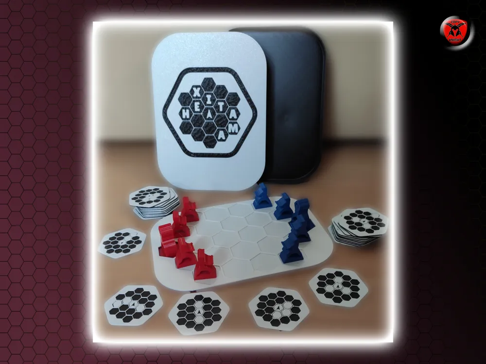 Hexitama (Onitama) Board and Strategy Brain Game by CopyKnight - MakerWorld