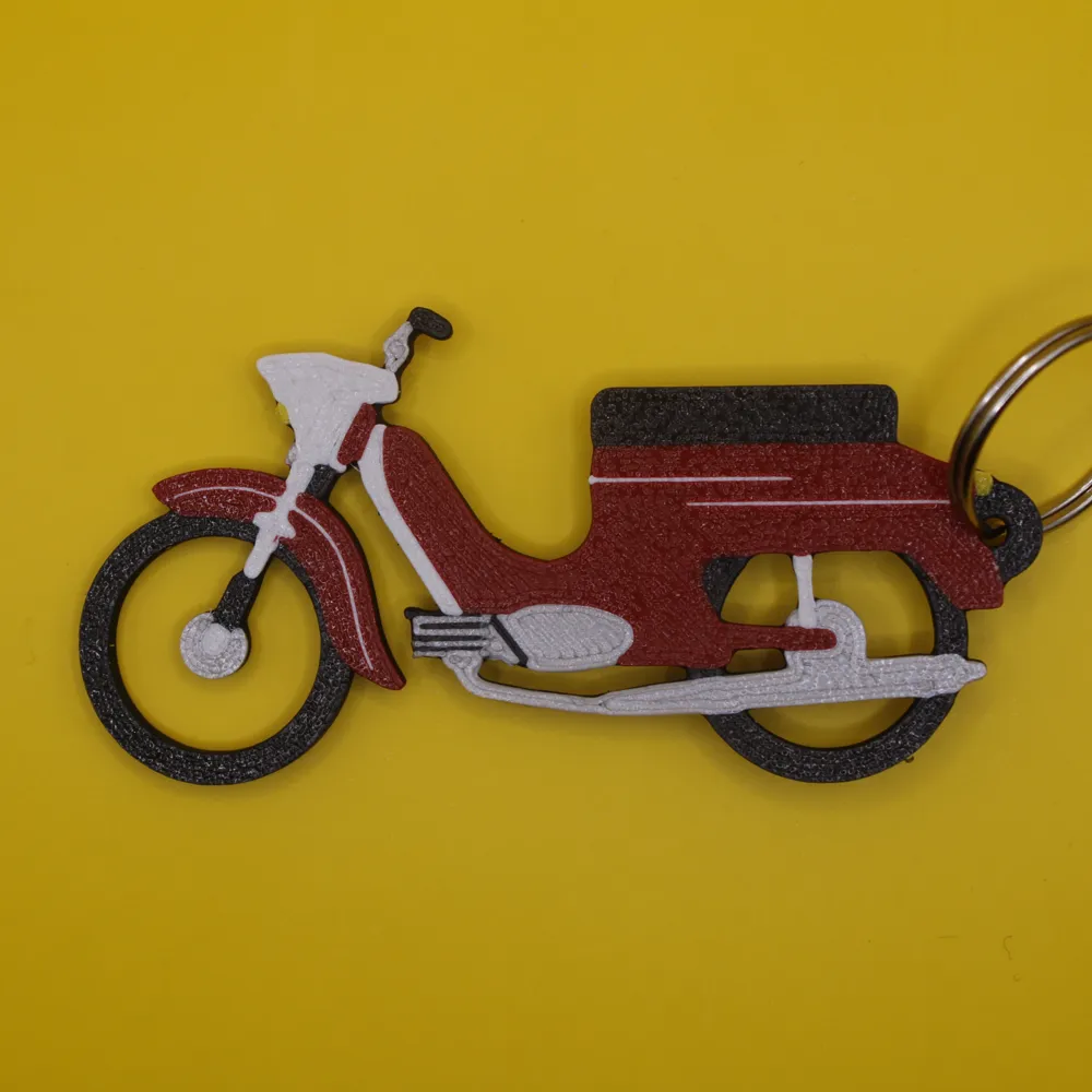 Motorcycle keychain Jawa 50/21, pionýr - moped by Vize3Dtisku - MakerWorld