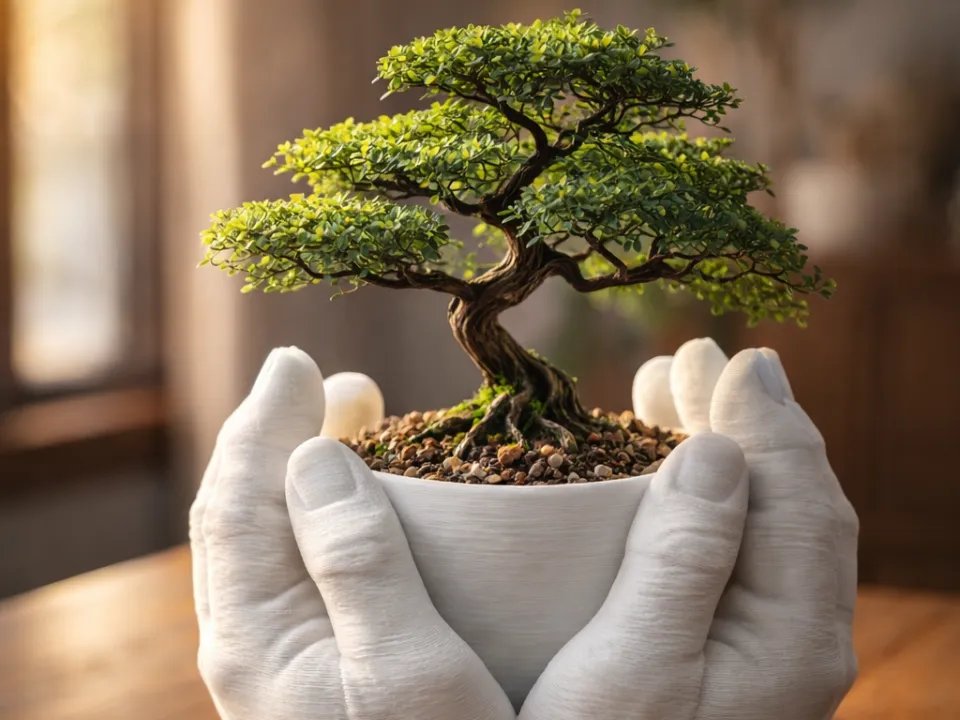 Praying Hands Bonsai Planter | Spiritual Planter - Free 3D Print Model ...