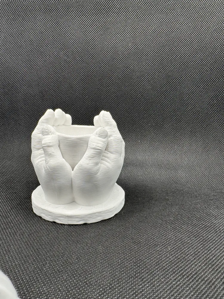Praying Hands Bonsai Planter | Spiritual Planter - Free 3D Print Model ...