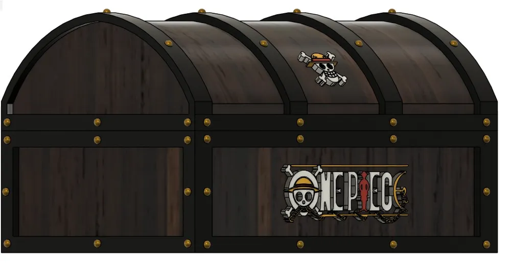 One Piece Treasure Chest - Free 3D Print Model - MakerWorld
