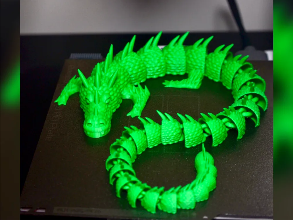 Articulated Scaly Dragon (NO SUPPORTS!!!) by PotaterSoupModels - MakerWorld