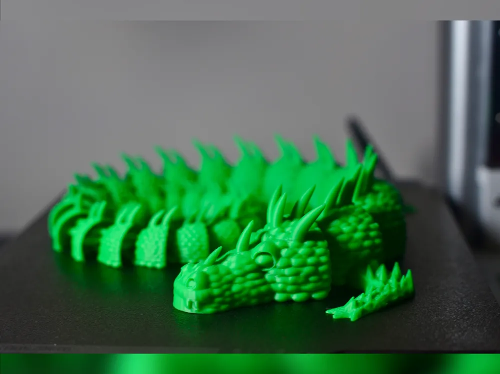 Articulated Scaly Dragon (NO SUPPORTS!!!) by PotaterSoupModels - MakerWorld