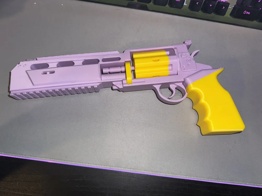 Resident Evil Requiem Revolver - Free 3D Print Model - MakerWorld