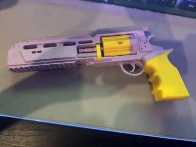 Resident Evil Requiem Revolver - Free 3D Print Model - MakerWorld