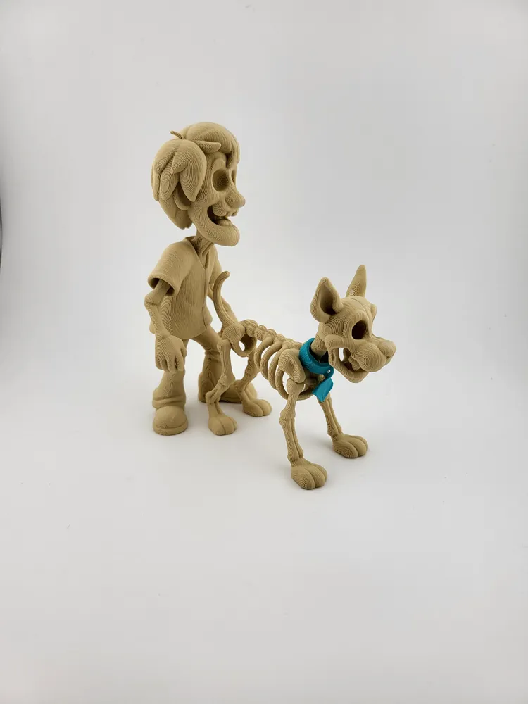 Scooby-Doo and Shaggy Skeleton Duo - Free 3D Print Model - MakerWorld